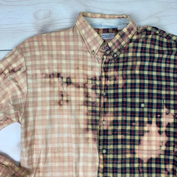 Bugle Boy | Tops | Vintage Destroyed Flannel Hand Deconstructed | Poshmark